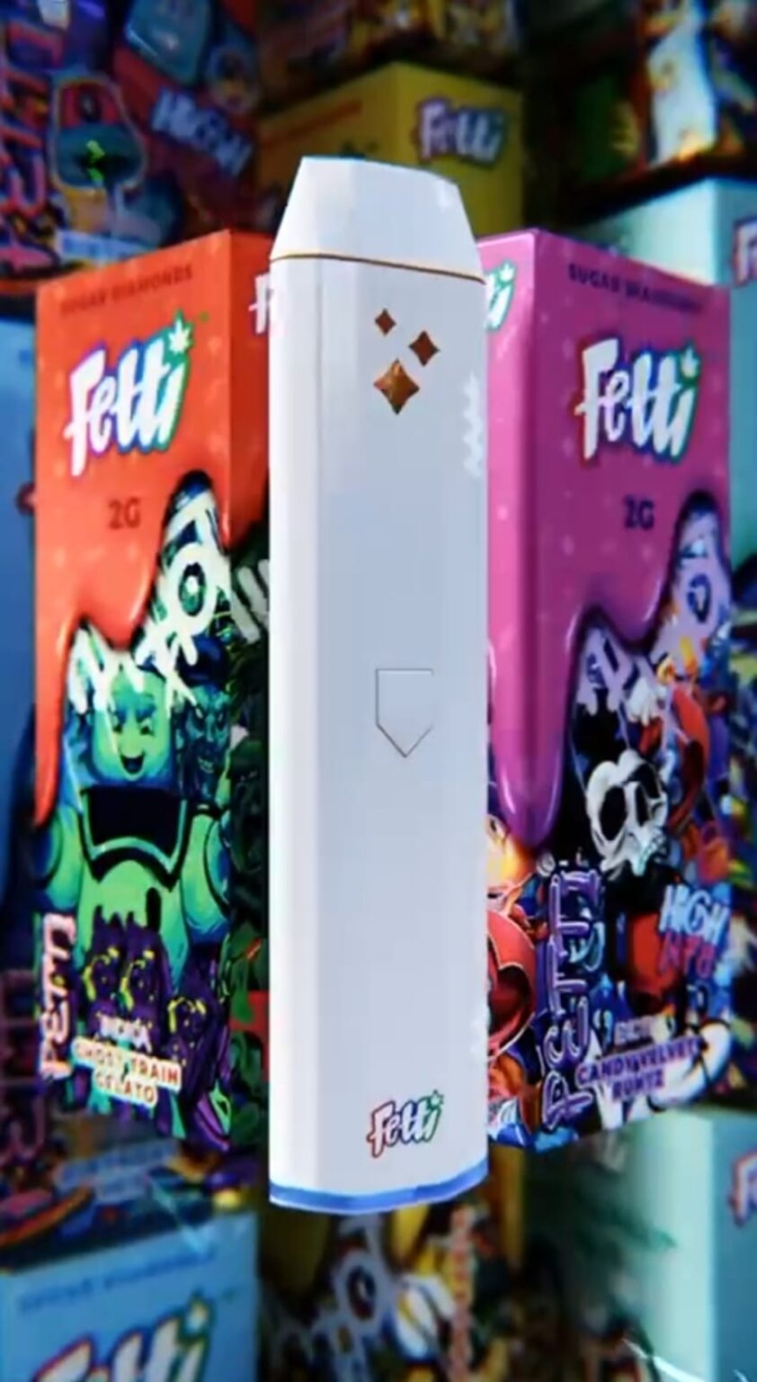 Fetti 2g sugar diamonds disposable vape the best - Live Resin Diamonds ...